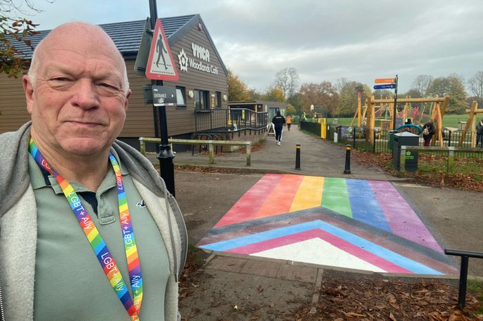 A first for Three Rivers as rainbow crossing installed to celebrate ...